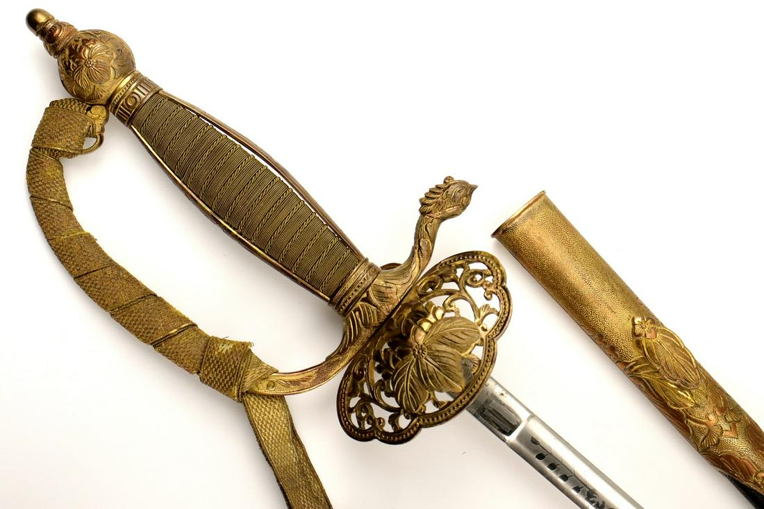 Japanese Meiji Era Court Sword For A High Ranking