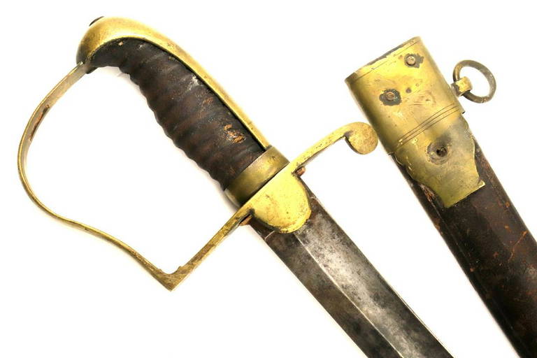 War Of 1812 Era American Us Artillery Officer's Sword With Original ...