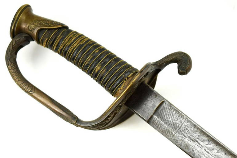 Civil War Era Us Naval Navy Officer Sword