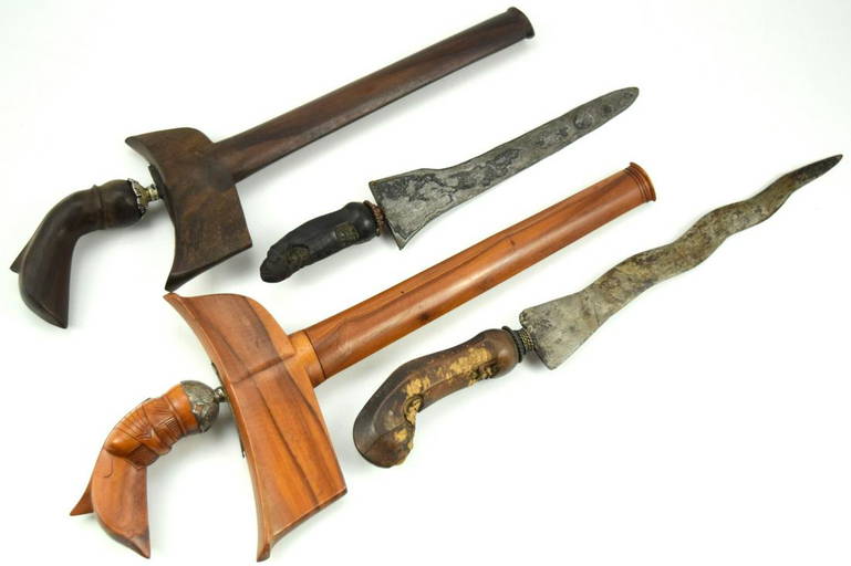 Four Indonesian Kris Daggers Knives (#0030) on Jan 14, 2023 | Sofe ...
