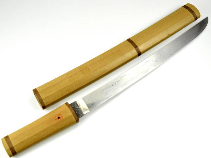 Rare MORIMITSU Signed 1350s Japanese Samurai TANTO Dagger, Solid Silver ...