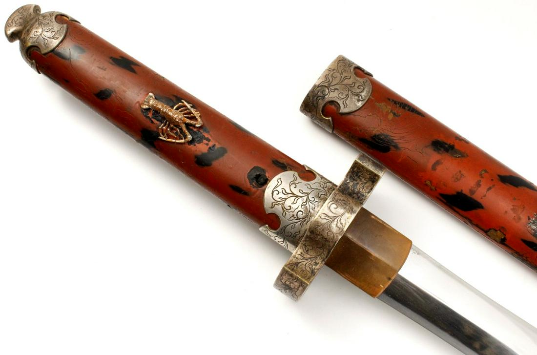 Extremely Rare Japanese Samurai KEN Sword in TACHI Mounts, Koto or ...