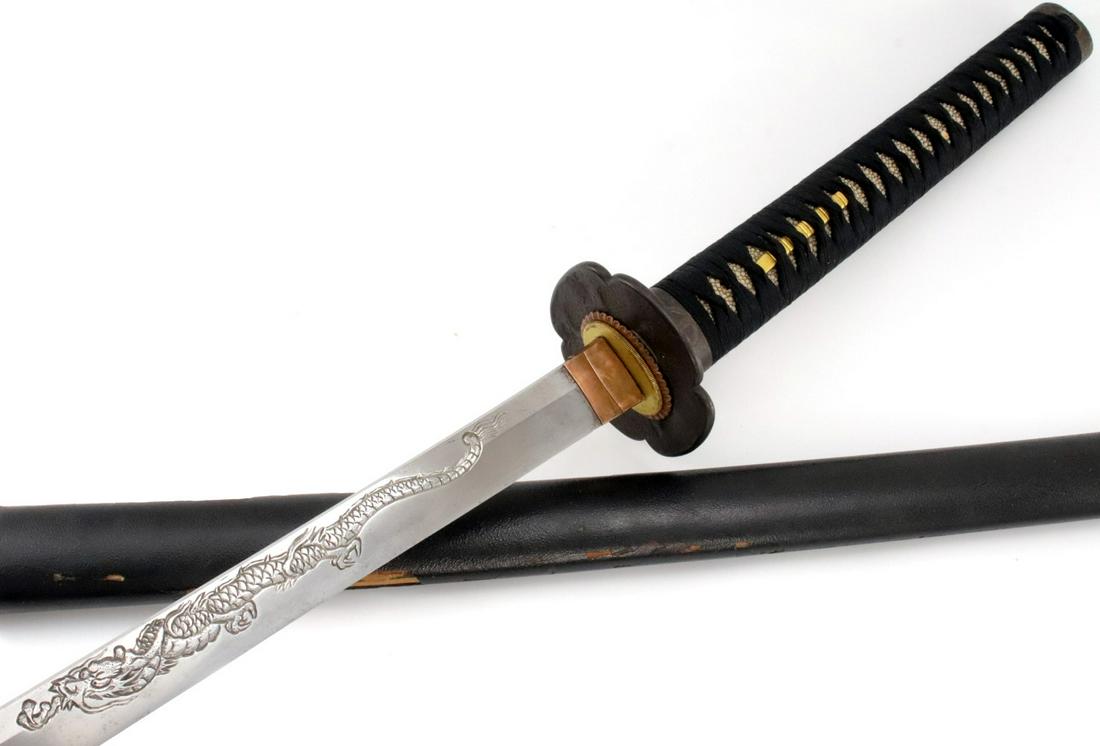 Incredible HUGE O-Dachi Size Japanese Samurai KATANA Sword with ...