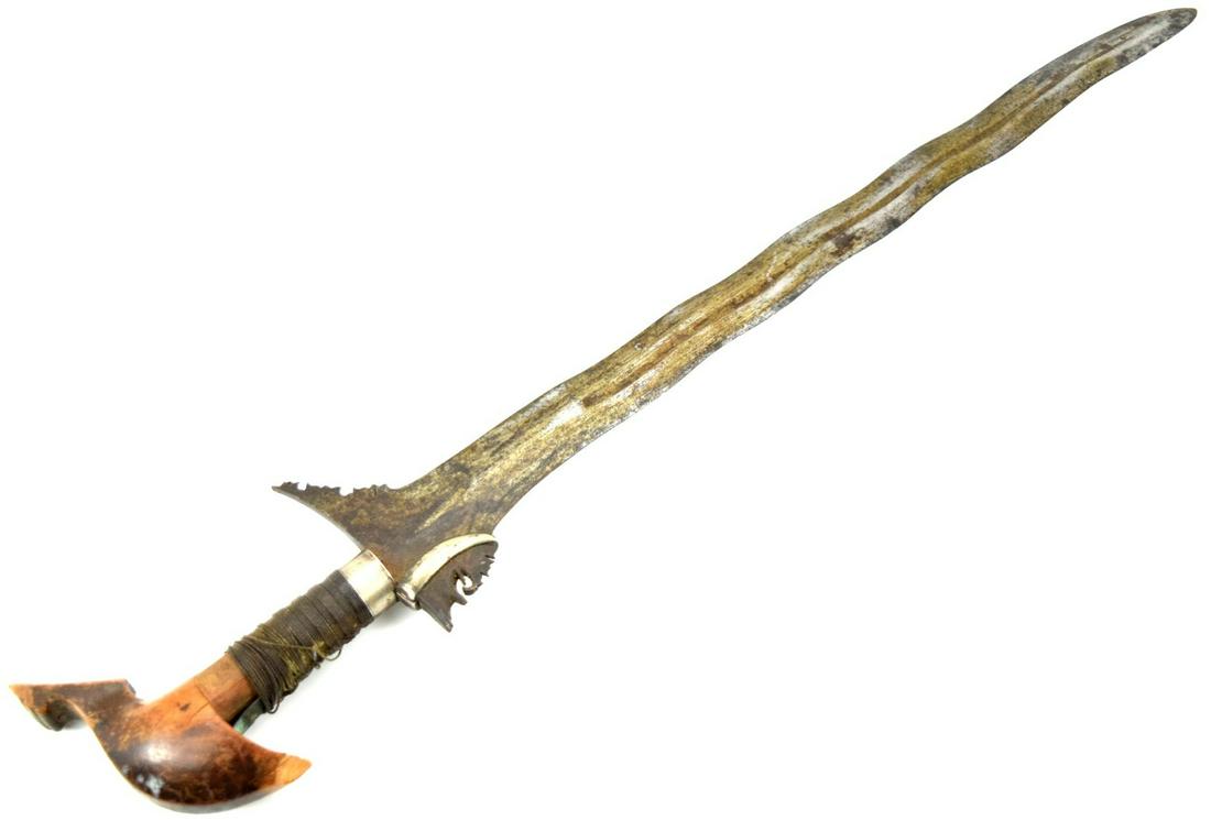 Good 19th C. Philippine MORO Warrior's KRIS Battle Sword. (#0276) on ...