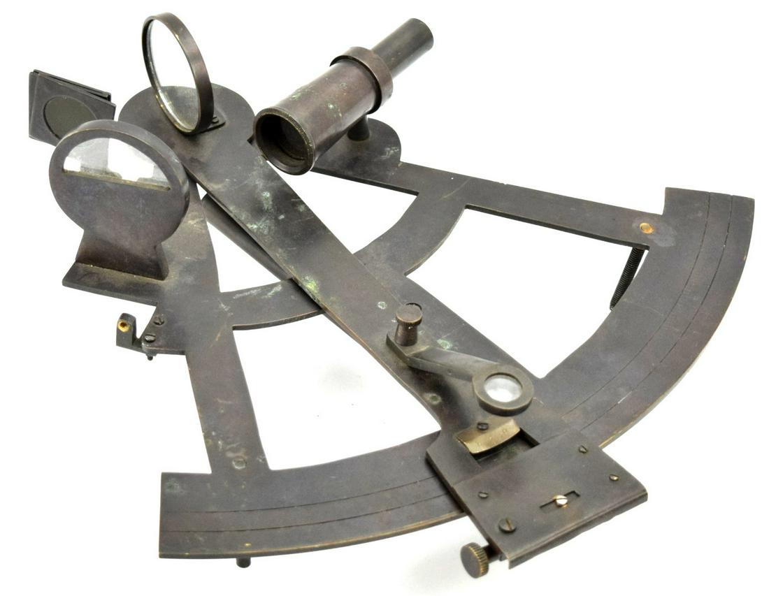 Antique Maritime Instrument Navigation Octant 19th Century Auction
