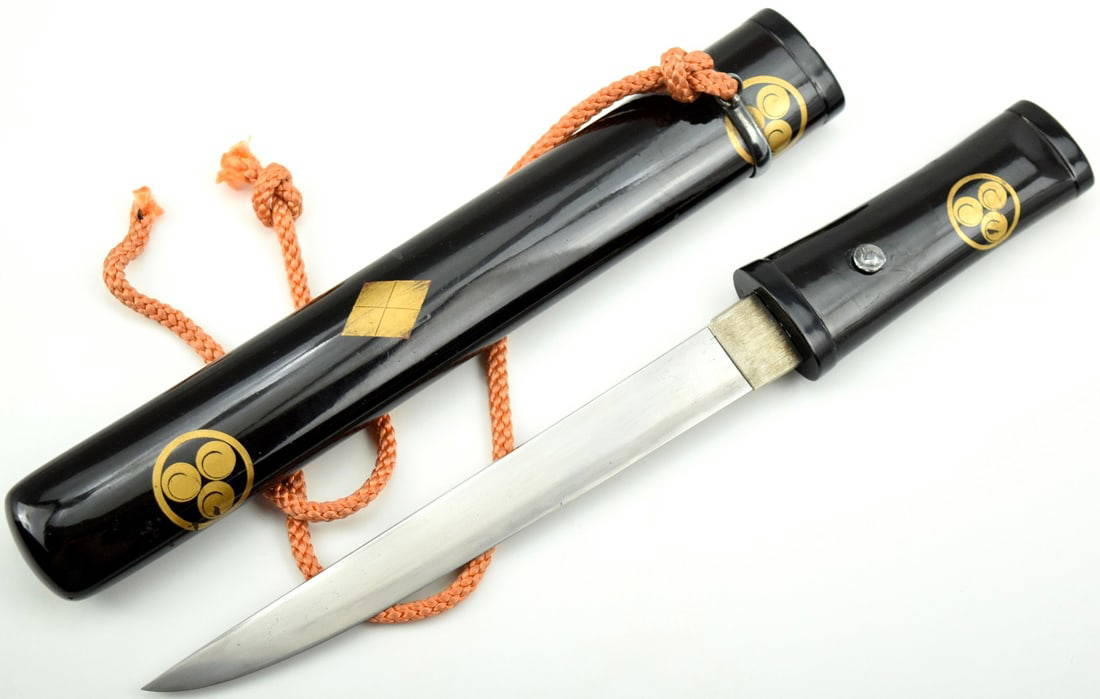 19th Century Japanese Tanto Knife In Aikuchi Mountsrare Japanese ...