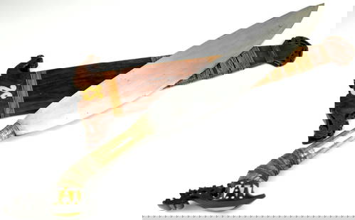 Very Good 19th C. Philippine Moro Datu's Barong Sword