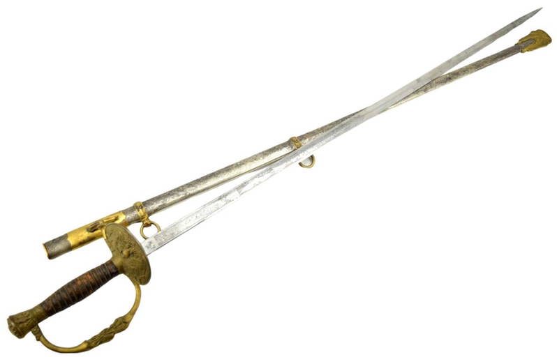 Us Model 1860 Civil War Staff Officer Sword