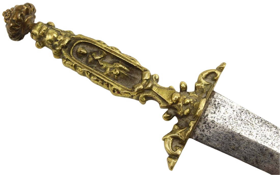 Interesting Antique Continental Occult Ceremonial Or Ritual Dagger With ...