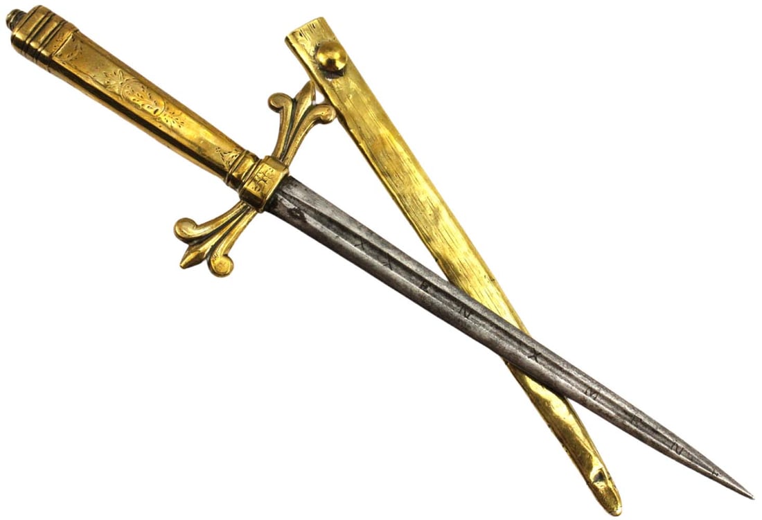 Rare Id'ed American Revolution Era English Navy Officer's Dirk Naval ...