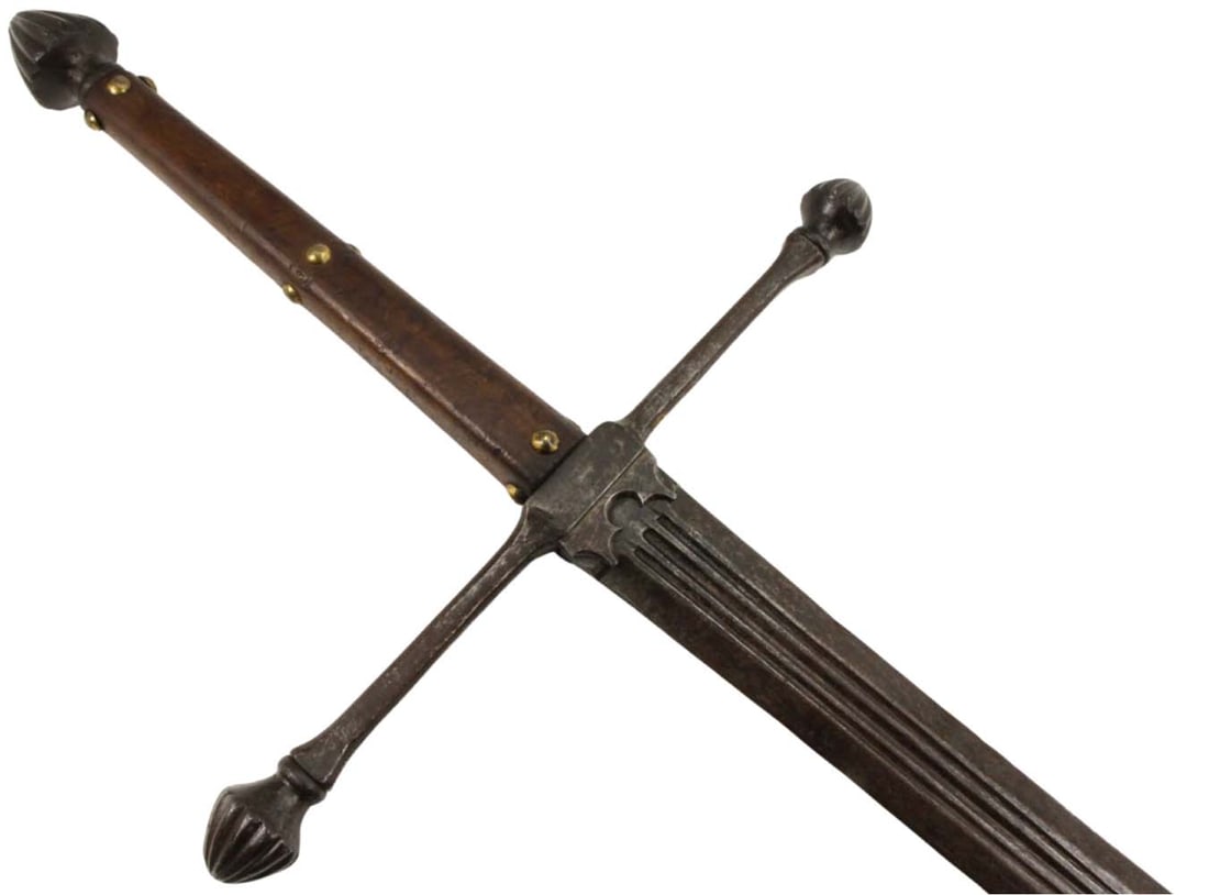 Massive German Or English Two-handed Executioner's Beheading Sword With ...