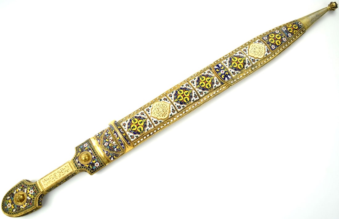 Very Large And Impressive Russian Caucasian Presentation Kinjal Dagger ...