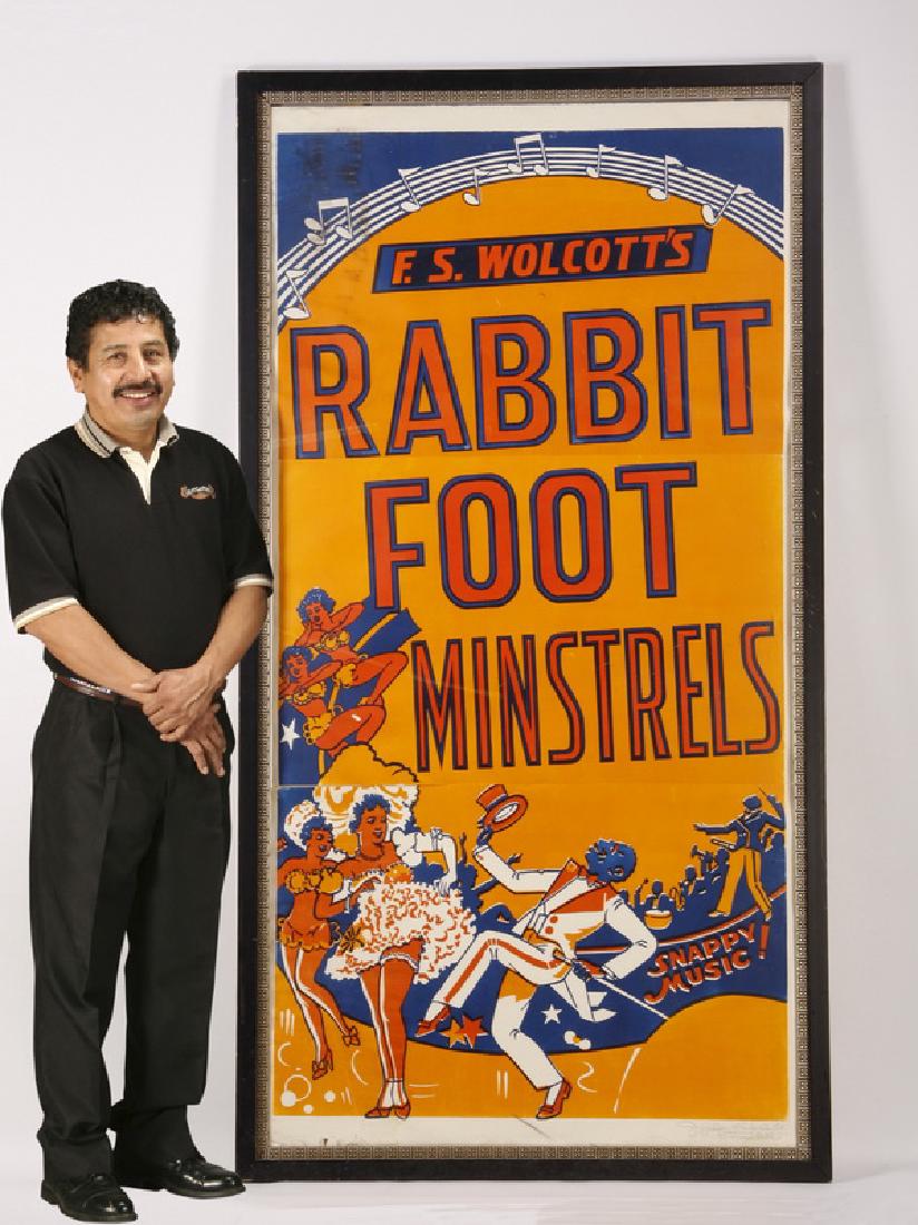 Hatch Show Print 'Rabbit Foot Minstrels' Poster