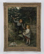 O/C, 'Child With Animals' by William Strutt - Aug 10, 2013 | LOUIS J ...