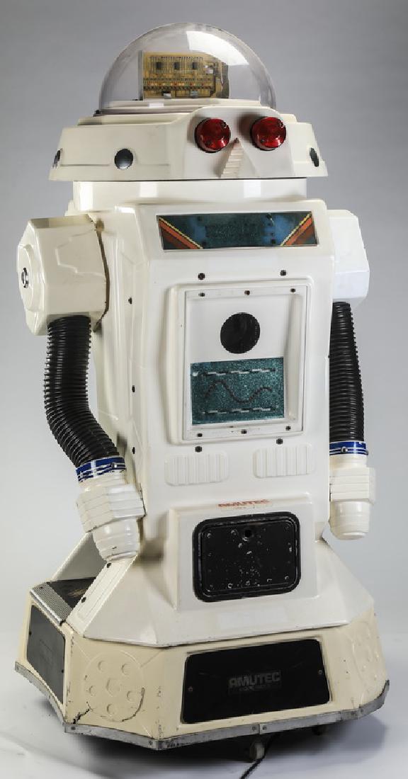 Amutec coin-op Robot kiddie ride, 74"h