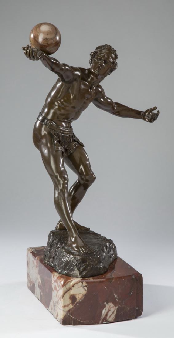 E. HAMBURGER BRONZE STATUE OF PHEIDIPPIDES