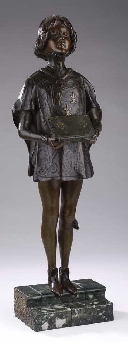 Leon Delagrange, Signed Bronze, 'le Page Royal'