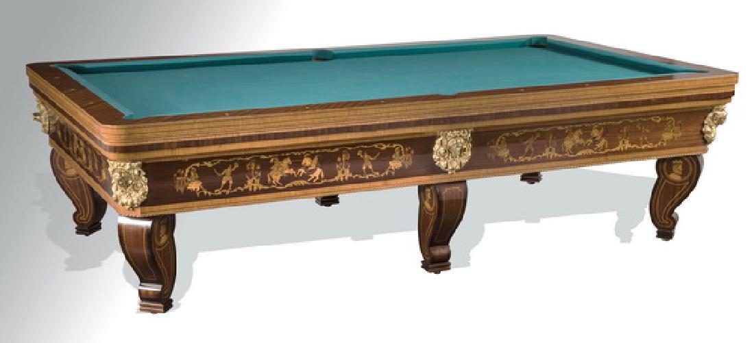 Italian inlaid pool table w/ jousting knights - Mar 18, 2018 | Great ...