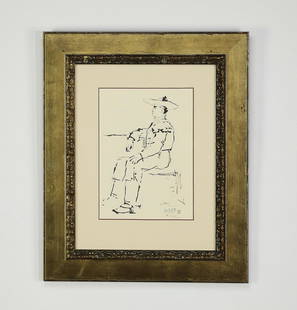 Signed Pablo Picasso 'toros Y Toreros' Lithograph