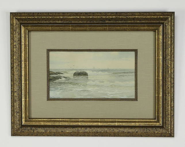 George Howell Gay Signed W/c Seascape, Early 20th C.