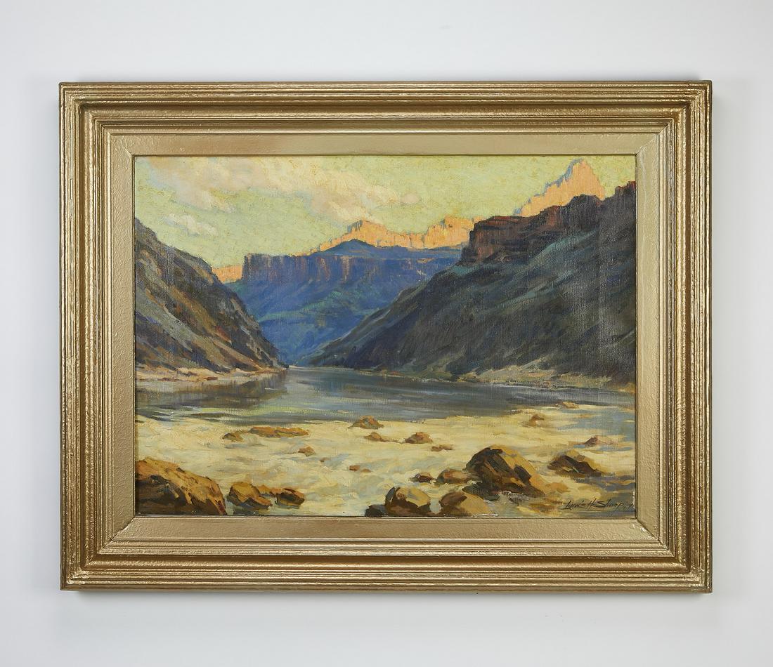 Louis H. Sharp signed Grand Canyon O/c, 1914 - May 03, 2020 | Great ...