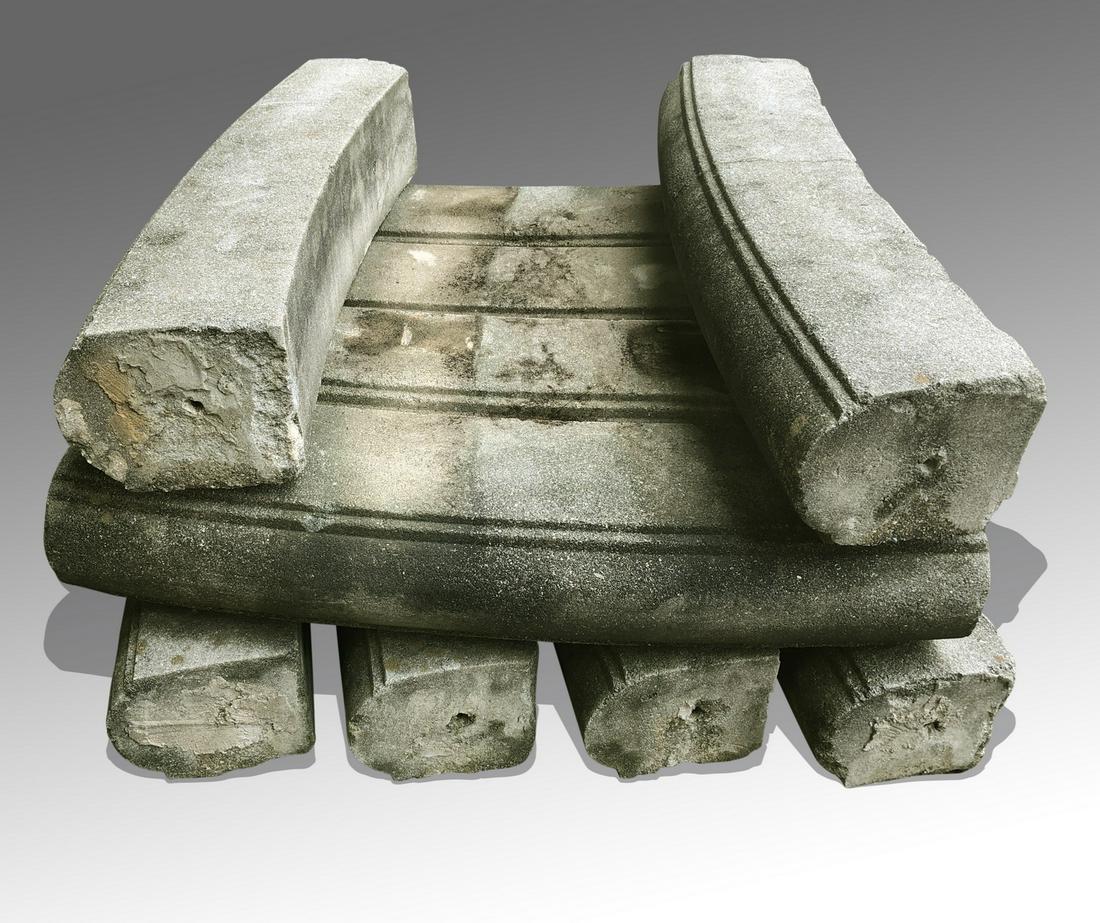 (10) Italian Carved Limestone Architectural Elements