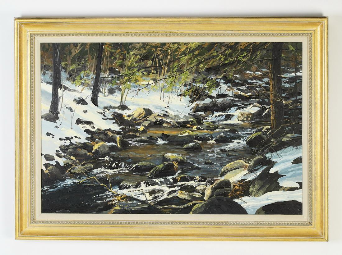 Henry Cooper (English) signed O/c landscape (#0508) on Aug 15, 2021 ...