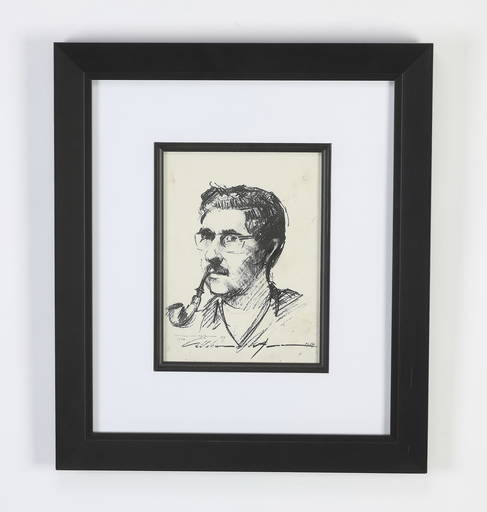 Wane Morrell Signed, Dated Pencil Portrait