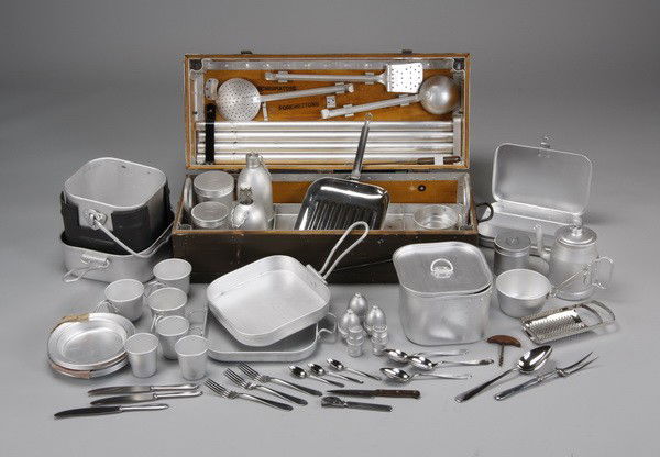 Original Italian Wwii Military Field Kitchen