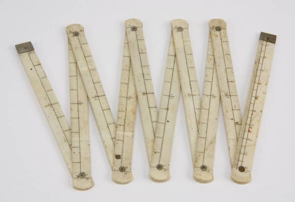 18th C. Ivory Folding Ruler