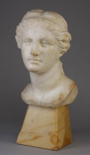 Early 19th C. Carved Marble Bust