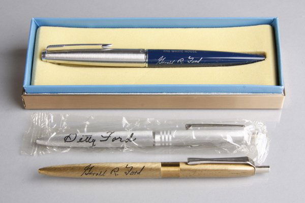 13: (3) Ford White House Presidential pens
