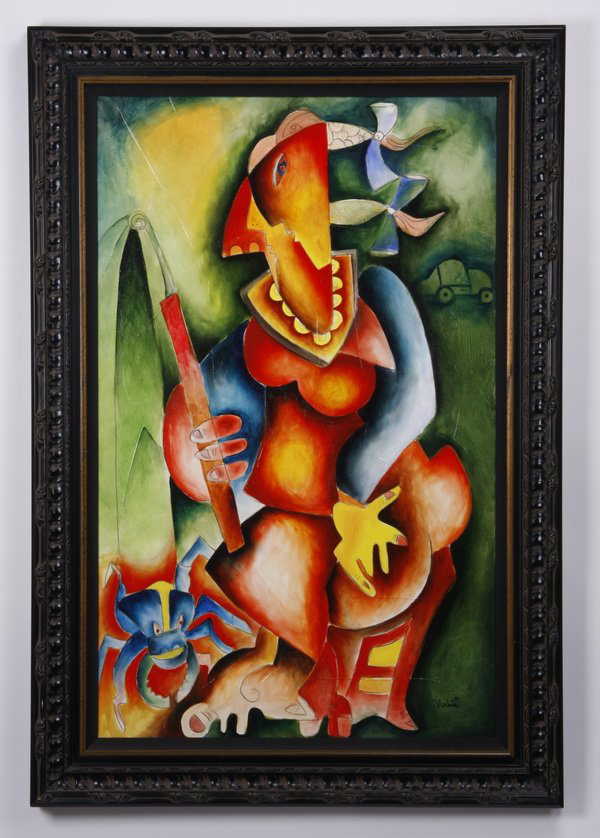 Alexandra Nechita Signed Oil On Canvas