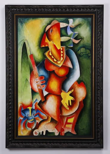 Alexandra Nechita Signed Oil On Canvas Feb 08 2014 Great Gatsbys