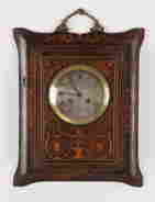 Marquetry inlaid wall clock, late 19th c., 36'' h. - Jun 12, 2013 ...