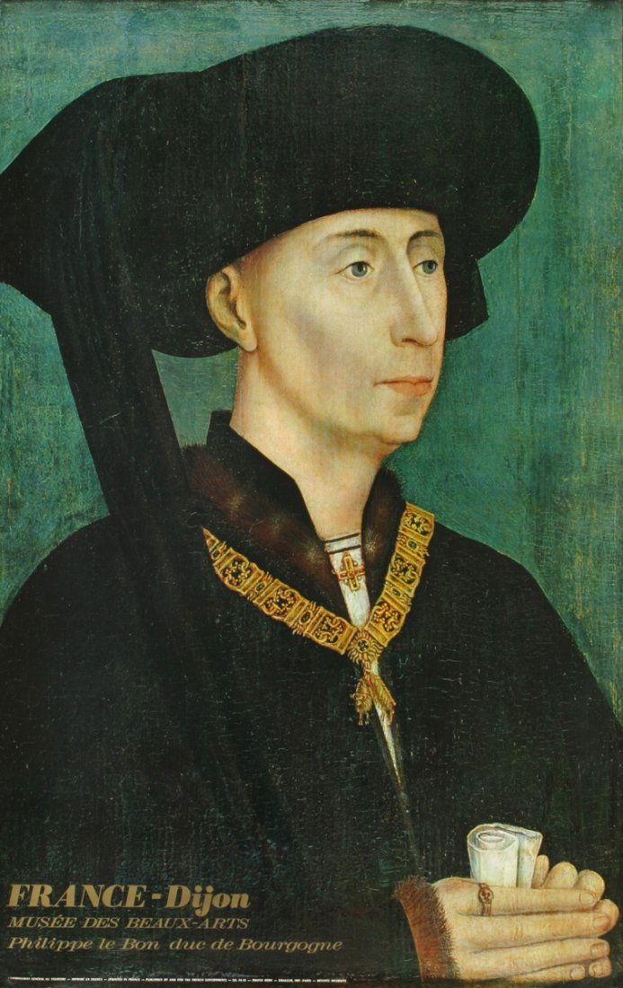 1971 Phillippe Le Bon Duc De Bourgogne Poster