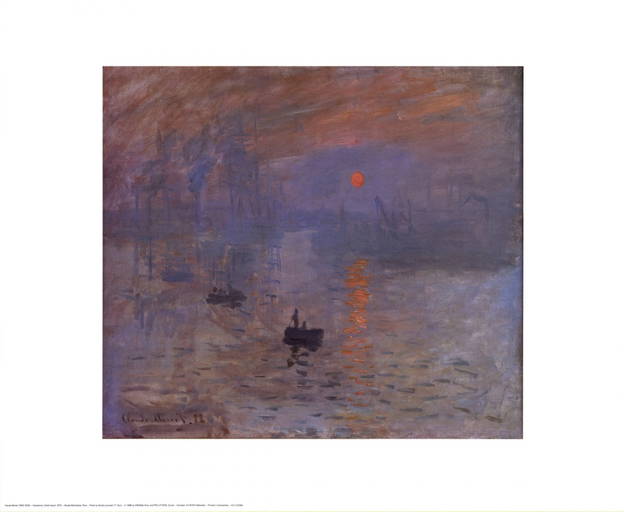 Monet Rising Sun Poster - Feb 07, 2016 | Art Wise in NY