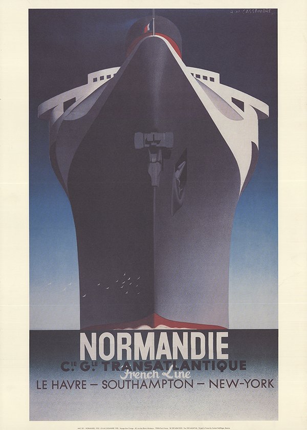 1998 Cassandre Normandie Poster