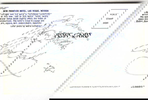 82 Elvis Presley Signed Postcard