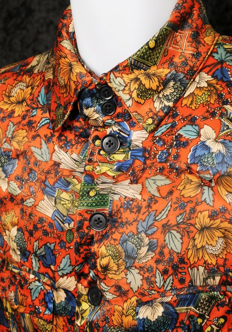 The Rolling Stones / Mick Jagger: red satin jacket