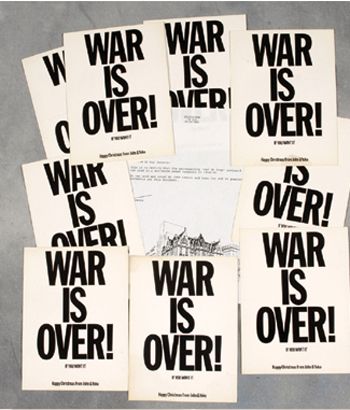 192: John Lennon War Is Over poster & flyer