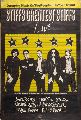 The Stiffs / Elvis Costello Original Poster