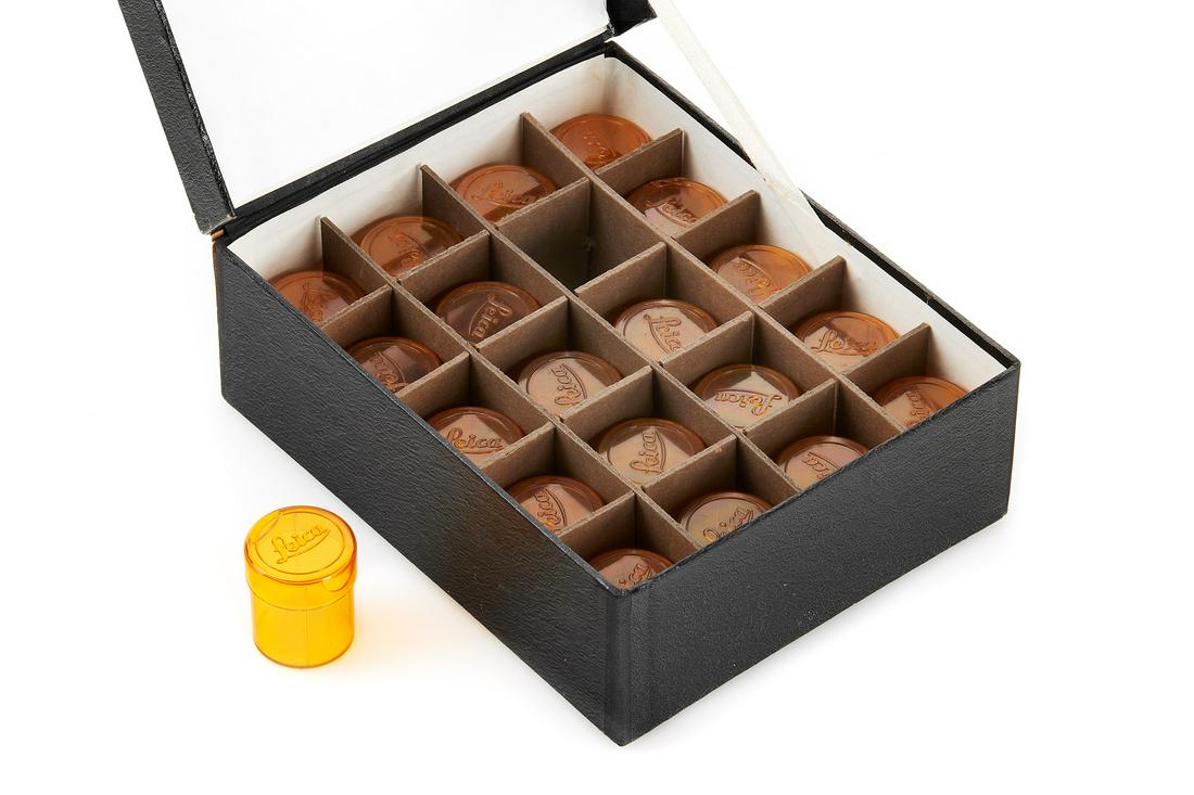 Leica Orange Film Containers Set