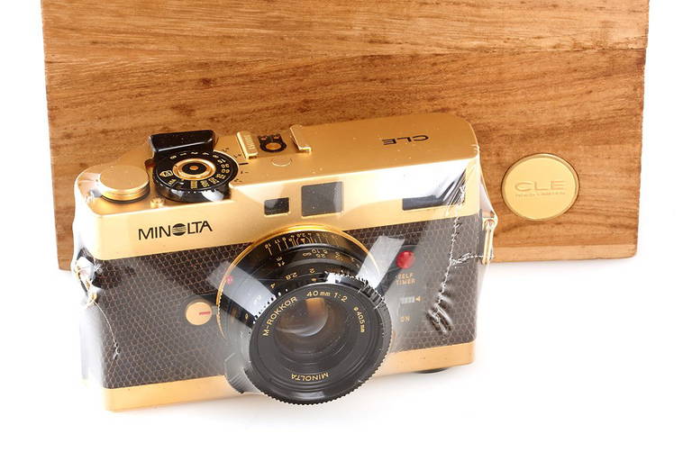 Minolta CLE Gold - Nov 23, 2013 | Leitz Photographica Auction in Austria