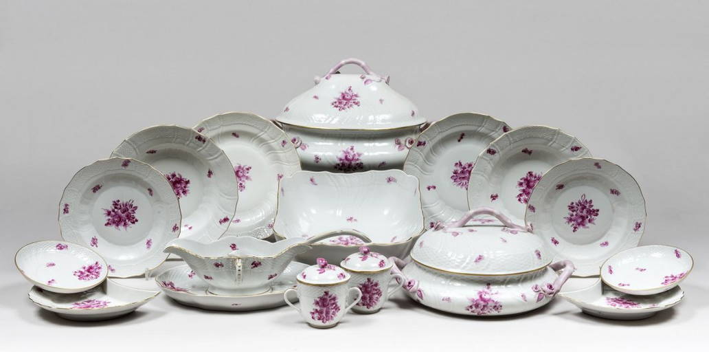 Dishes Set Herend Rose