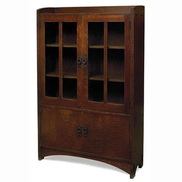 Gustav Stickley Bookcase, Harvey Ellis Influenced