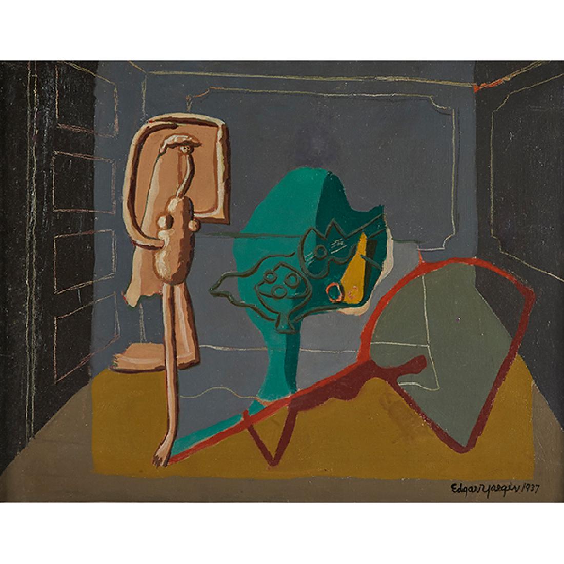 Edgar Yaeger, (american, 1904 1997), Abstraction Figure