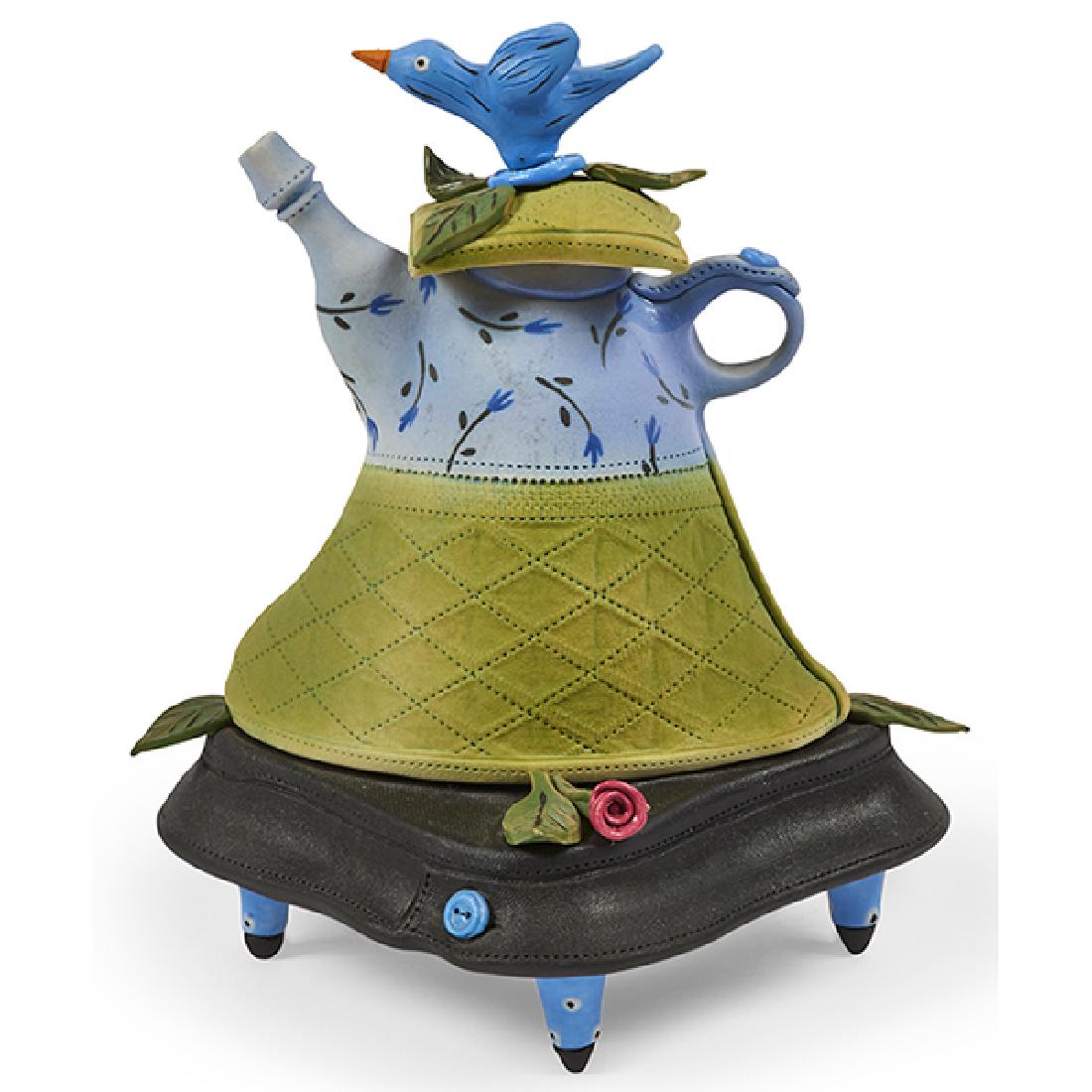 Laura Peery (american, B. 1952), Teapot, Asheville,