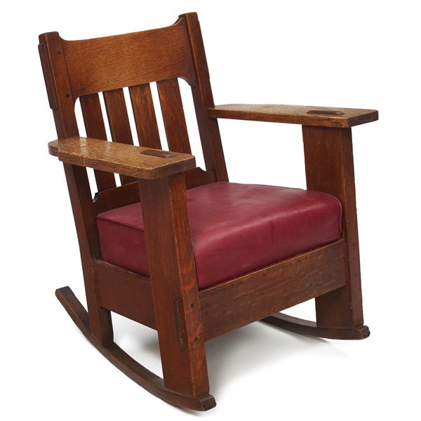 Charles Stickley Rocker, Heavy Construction