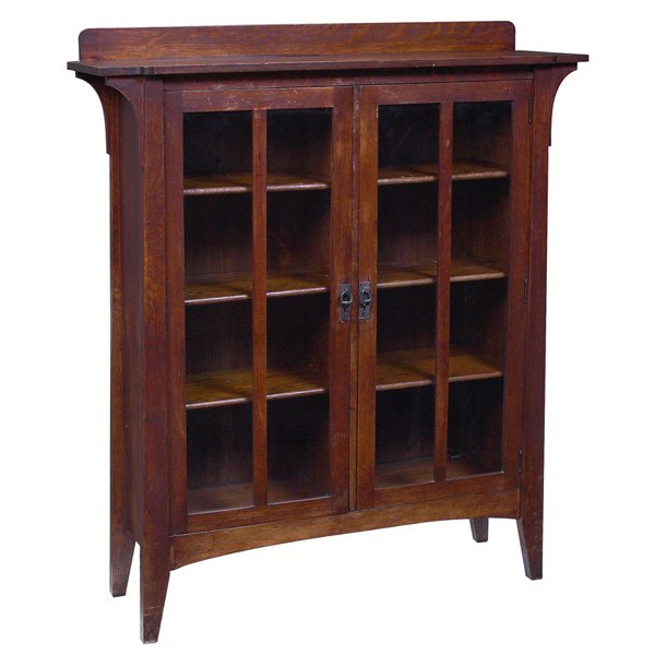 7: Limbert bookcase, #358, two door form